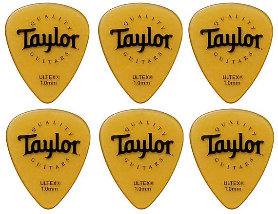 Taylor ULTEX Guitar Picks 1.0mm 6 Pack | Reverb