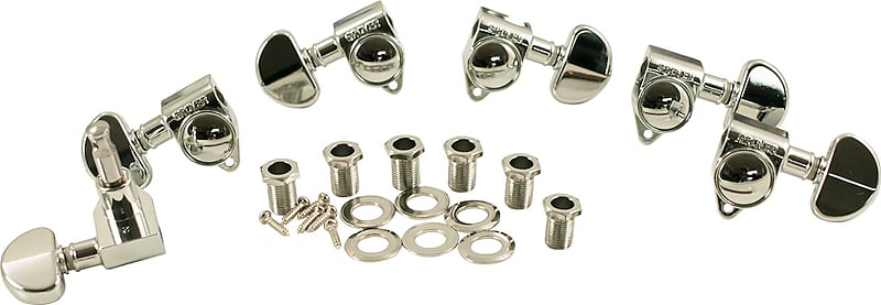 Grover 3 Per Side Rotomatics With 18:1 Gear Ratio Chrome | Reverb