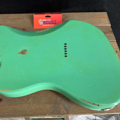 Real Life Relics Fully Loaded Telemaster Body Aged Seafoam | Reverb