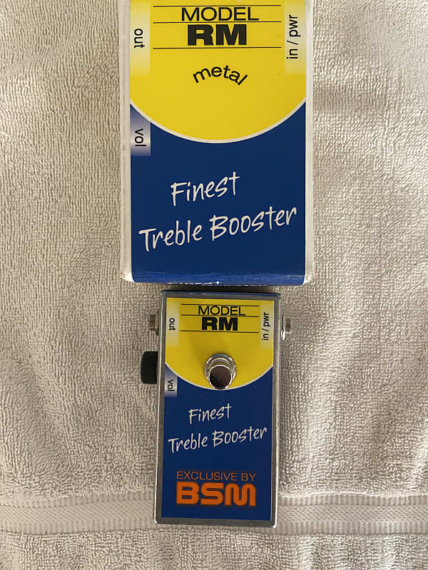 BSM RM Metal Treble Booster Range Master (Iommi/Sabbath) | Reverb