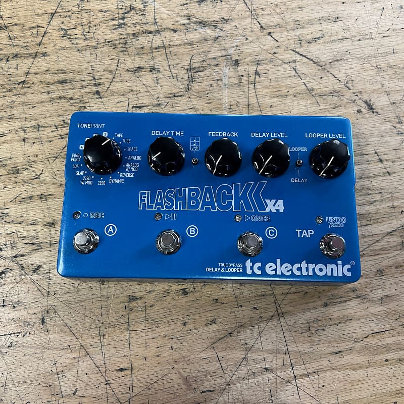 Used TC Electronic Flashback X4 True Bypass Delay & Looper | Reverb