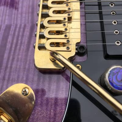 Warmoth Strat Purple Transparent | Reverb