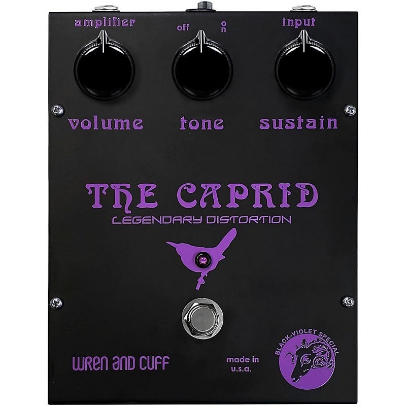 Wren And Cuff Caprid Special Distortion Effects Pedal Black | Reverb