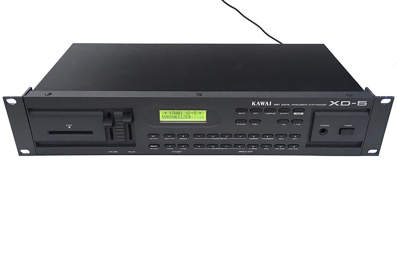 Vintage 1989/90 KAWAI XD-5 Drum Machine Rack Synthesizer | Reverb