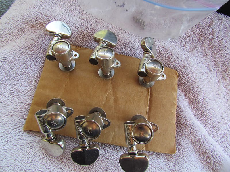 Grover "Star" Rotomatic Tuning Machines 3 Per Side Complete | Reverb