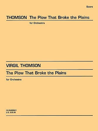 Suite From Plow Orch Score That Broke The Plains Study Score | Reverb