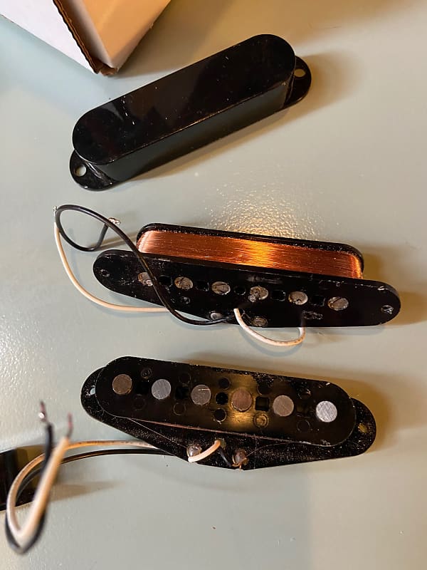 Fender Mustang 60's reissue Pickups 1980 black | Reverb