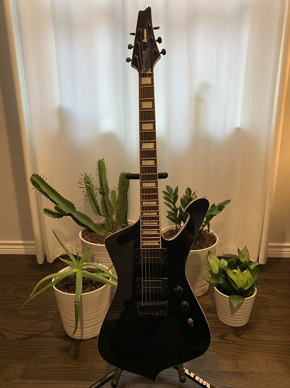 Ibanez IC500-BK Iceman DiMarzio Series HH Electric Guitar | Reverb