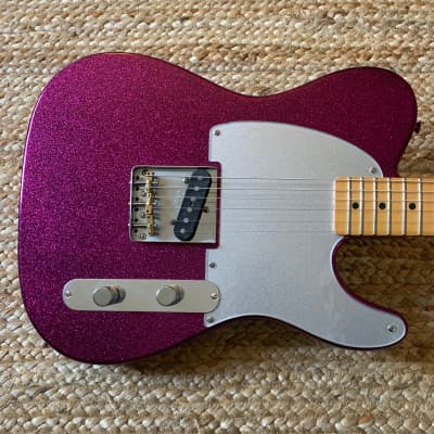 Fender/Warmoth Custom Telecaster Junior 2021 Fuchsia Flake | Reverb