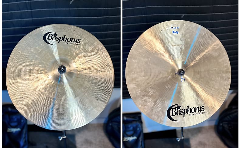 Bosphorus 20” masters series ride rivets 1996 grams | Reverb