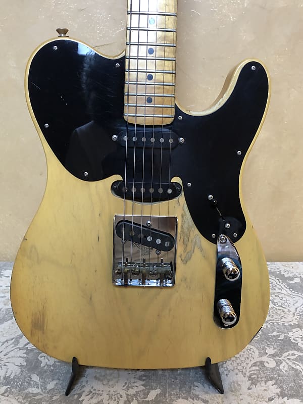 2003 Robin Wrangler Telecaster Old Blonde Maple Neck 3 Rio | Reverb