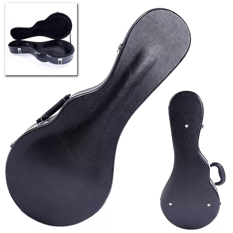New Top Grade Microgroove Pattern Hardshell Mandolin Case For | Reverb
