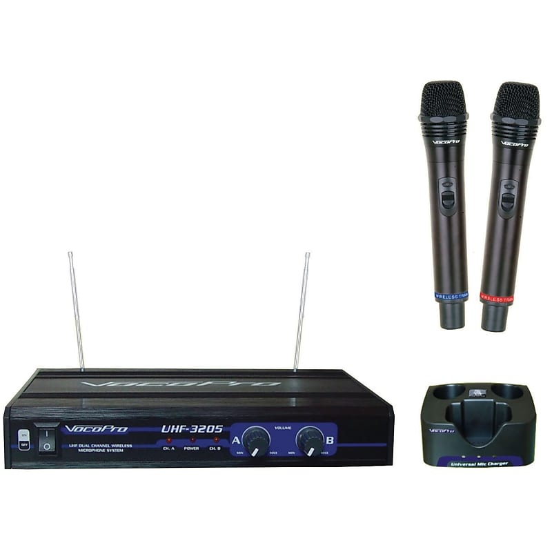 VocoPro UHF-3205 Dual Rechargeable Handheld Wireless | Reverb