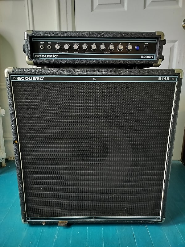Acoustic B115 - B200H Bass cabinet and head | Reverb
