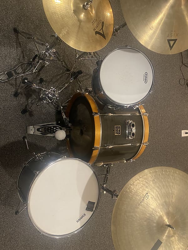 Pearl Export 1990s Painted Army Green | Reverb