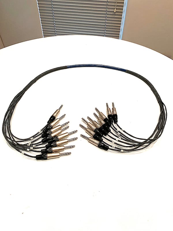 Whirlwind 8 Channel Audio Snake Cable 5' Foot 1/4" TRS to | Reverb