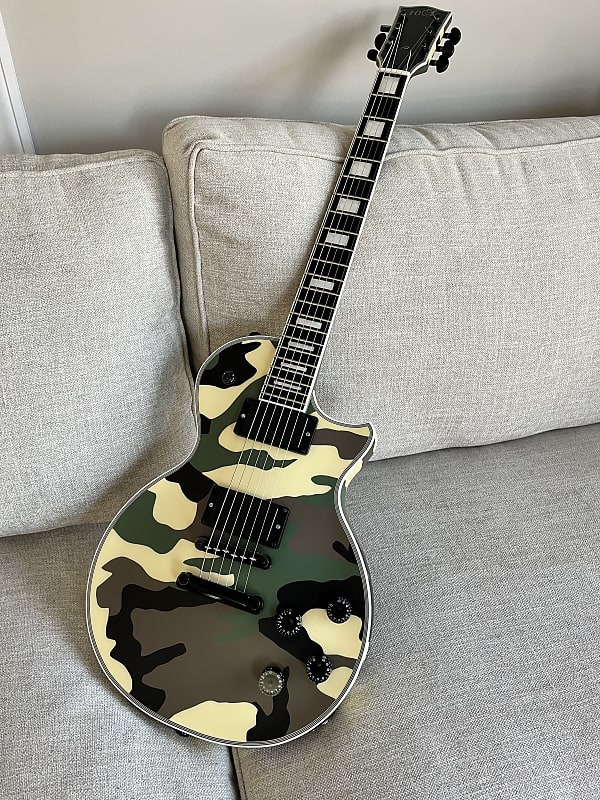 10S GF Modern Green Camo 2022 (James Hetfield‘ish pattern) | Reverb
