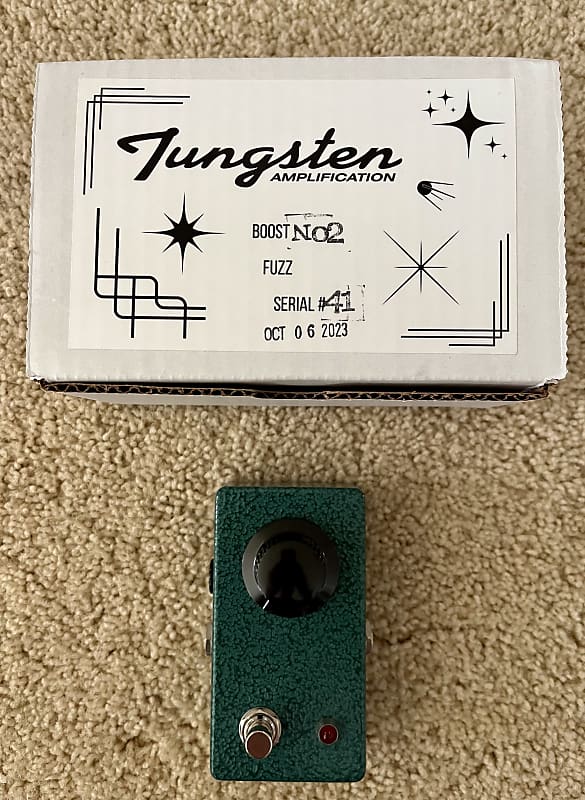 Tungsten Amplification 1 Knob Fuzz - Fuzz Face 2023 - Green - | Reverb
