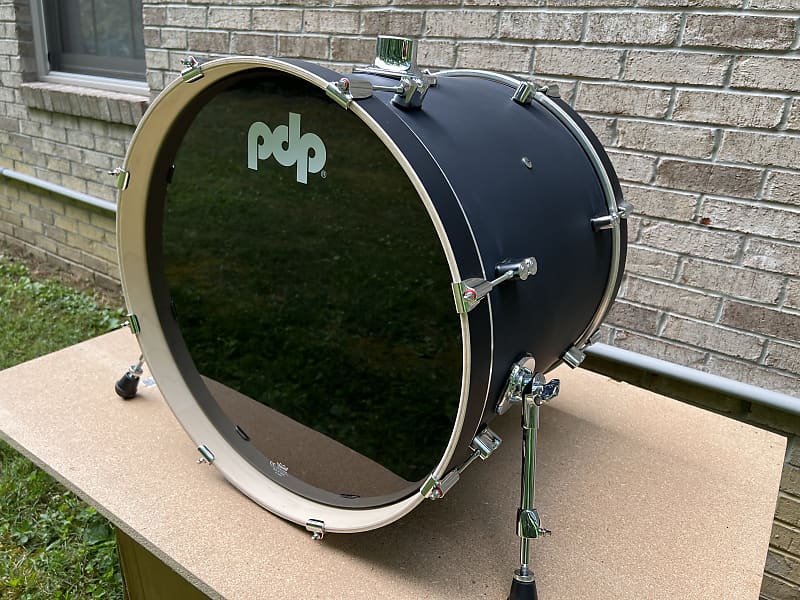PDP Maple Concept 22" Bass Drum / Black Satin | Reverb