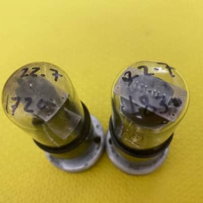 Matched Pair RCA 6K6 6K6GT Vacuum Tubes Valves Black Plate | Reverb