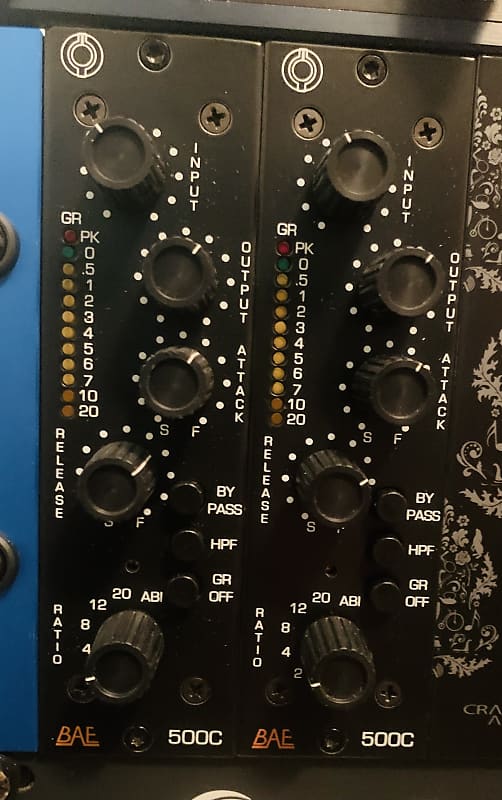 *PAIR* BAE 500C 500 Series FET Compressor Module | Reverb
