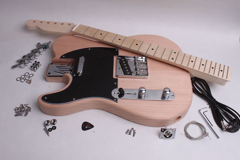BYOGuitar Left-Handed Telecaster Electric Guitar Kit | Reverb