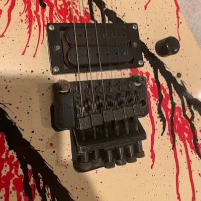 Charvette Charvel charvette model 170 1990 White with blood | Reverb