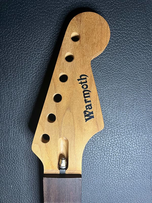 Warmoth Roasted Maple Stratocaster Neck - Modern Tiltback | Reverb