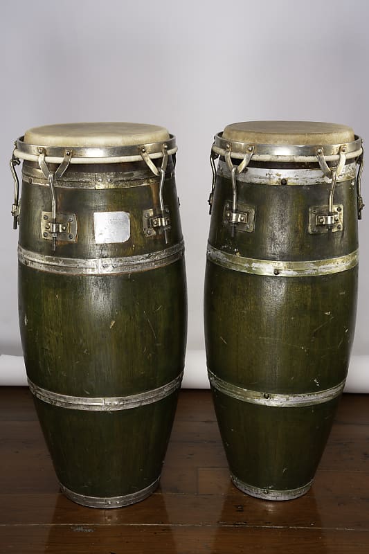 Vintage Gon Bops California Mariano / International model Red | Reverb