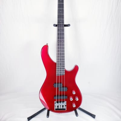 Donner DPJ-100 4-String Red Electric Bass Guitar | Reverb