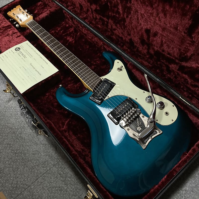 Mosrite The Ventures 1965 Model Mark Ⅰ 2000s Ink Blue~Green | Reverb