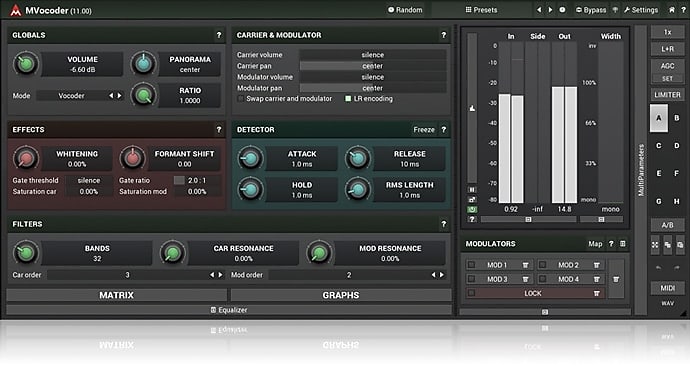 MELDA MVocoder | Reverb