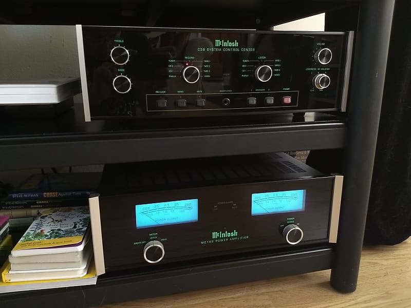 McIntosh C38 Control Center Preamp & MC162 Amp Excellent | Reverb
