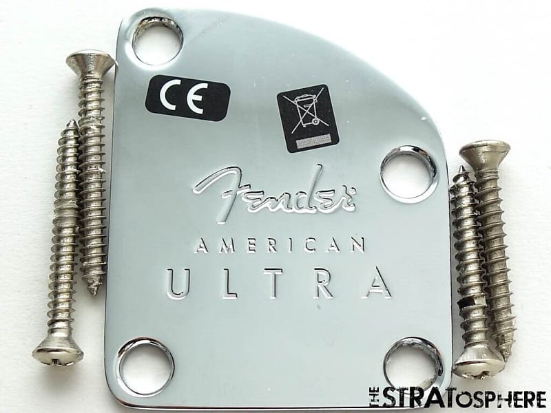 LEFTY Fender American Ultra Strat NECK PLATE, Stratocaster | Reverb