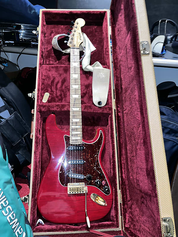 Winfield Custom Strat 2007 rare BLACK LIMBA Red top notch | Reverb UK