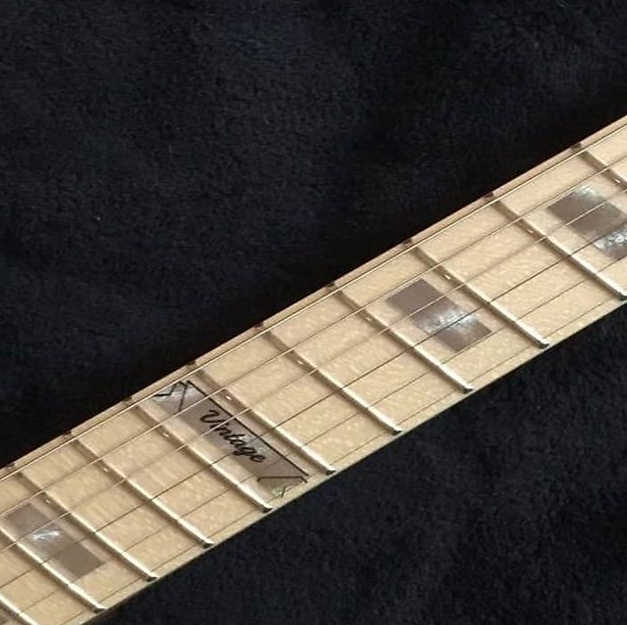 Blocks Les Paul+ Vintage Silver Fret Markers Stickers Inlay | Reverb