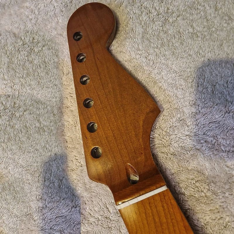 Roasted Maple Guitar Strat Style Neck | Reverb