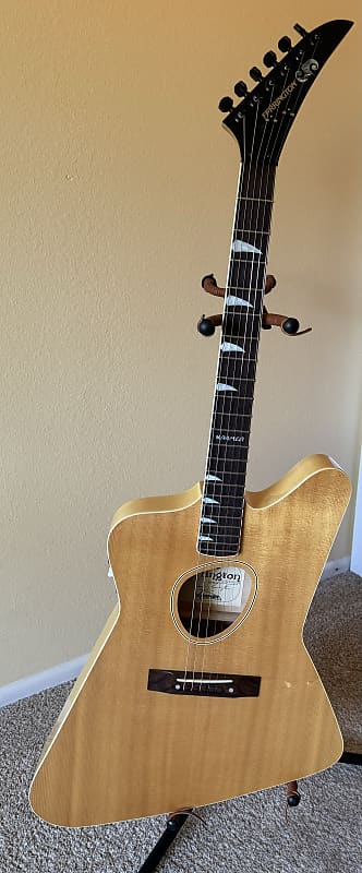 RARE Kramer Ferrington EX-1 Explorer Acoustic w/ OHSC | Reverb