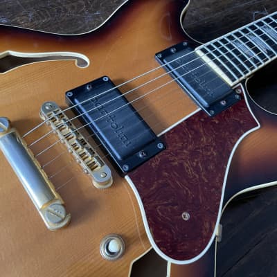 1980s Moon Guitars MS-245 Custom Limited Semi Hollow Body | Reverb