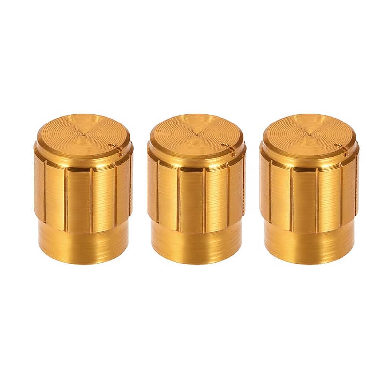 Slim Potentiometer Control Knobs (Gold Aluminium)-1 Knob | Reverb