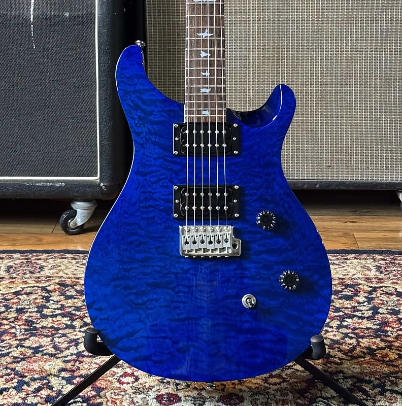 PRS SE Custom 24 transparent Blue 2012 - 2016 | Reverb UK