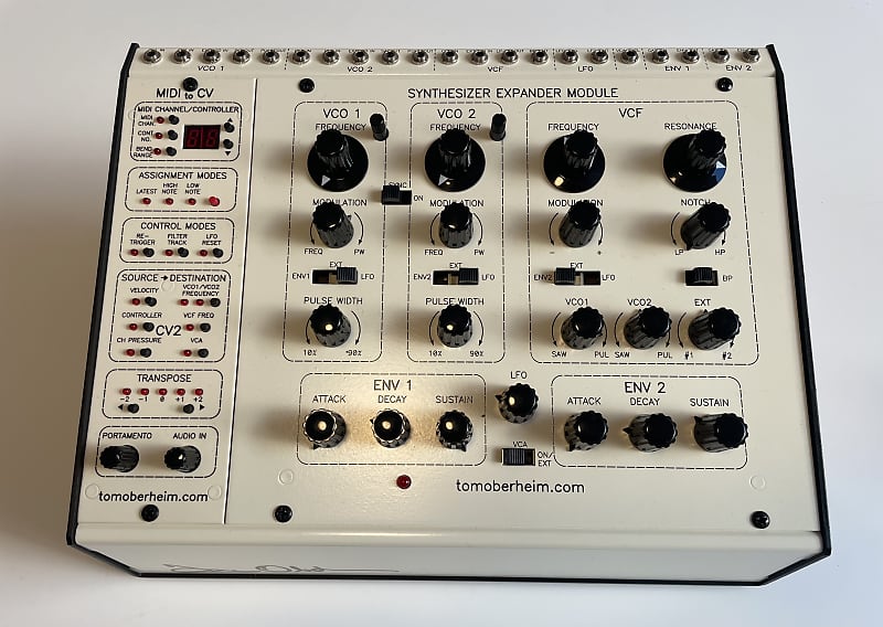 Oberheim SEM Pro - RARE Patch Panel with Midi signed by Tom | Reverb