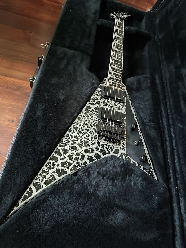 Jackson RR Randy Rhoads 1989 - Silver Crackle | Reverb