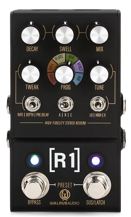 Walrus Audio Mako R1 High-Fidelity Reverb 2021 - Black | Reverb