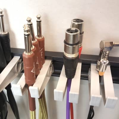 Studio Cable Rack kit with wall fixings for guitar leads, | Reverb UK