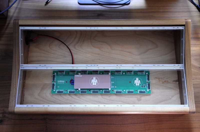 Goike 6U Walnut Case with Intellijel PSU & UDG Flight Bag | Reverb