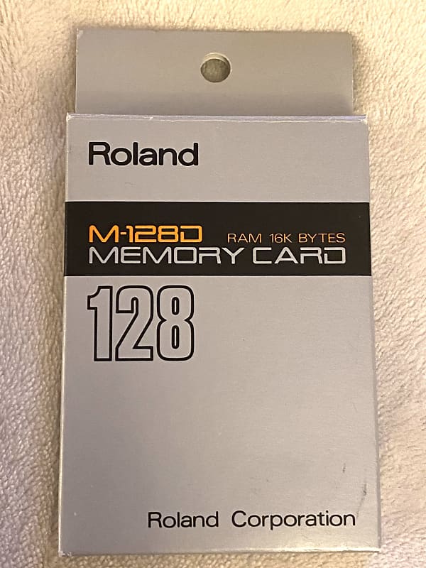 Roland M-128D NOS Memory Card new and never used | Reverb