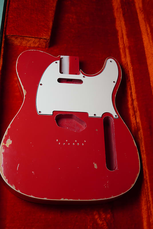 Freakaster Telecaster Custom Relic Body Fiesta Red | Reverb