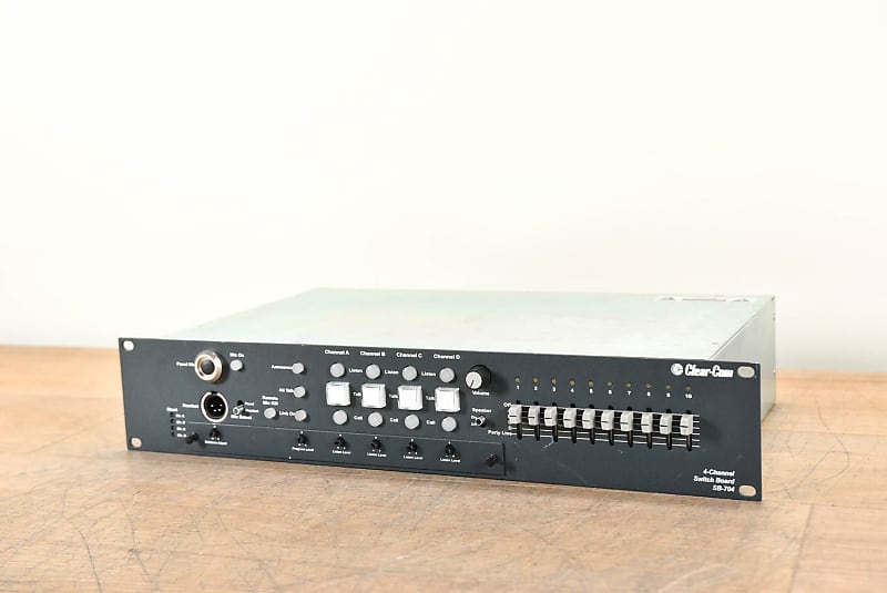 Clear-Com SB-704 2RU 4-Channel Switchboard Main Station | Reverb