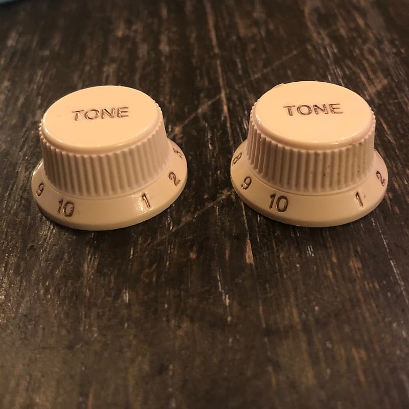 Fender Soft touch knob 2019 Aged White | Reverb